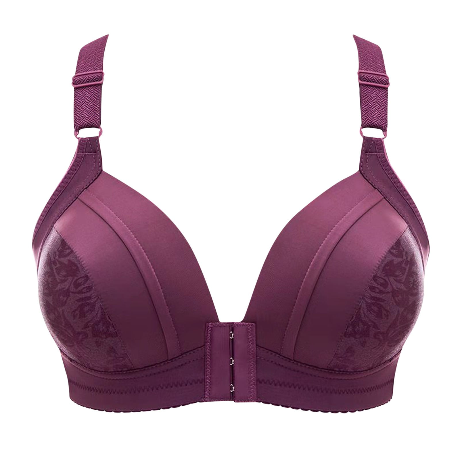 Penkiiy Women Bras Women's Bra Wire Free Underwear OnePiece Cross Side ...