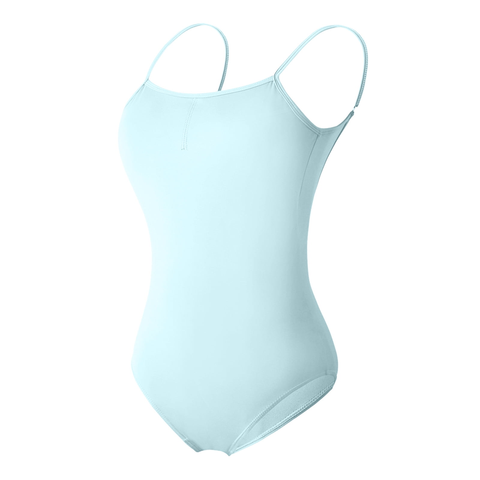 Penkiiy Women's Dance Practice Suit Suspender Backless Jumpsuit ...