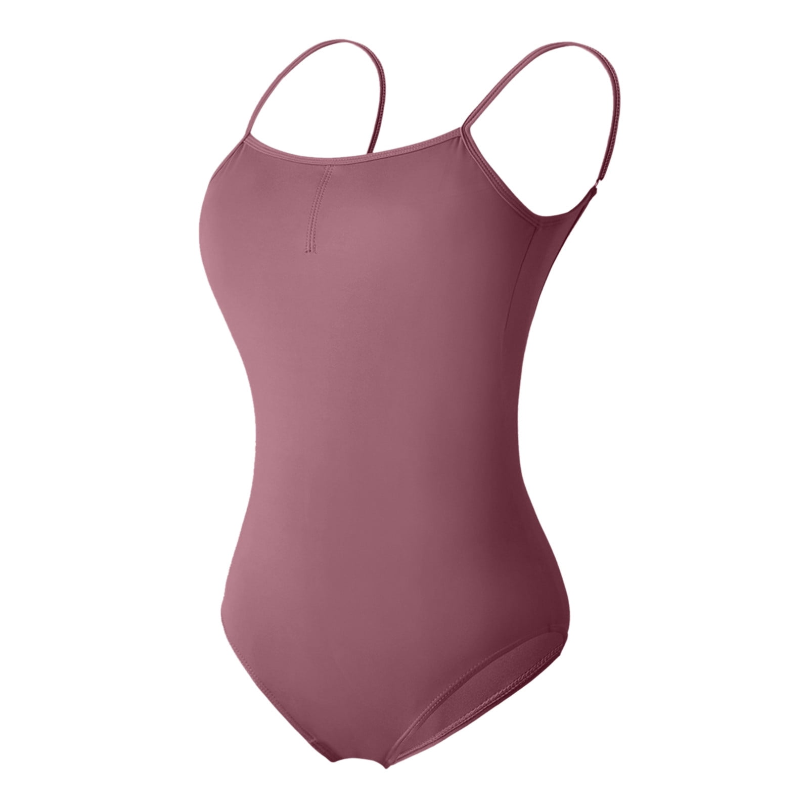 Penkiiy Women's Dance Practice Suit Suspender Backless Jumpsuit ...
