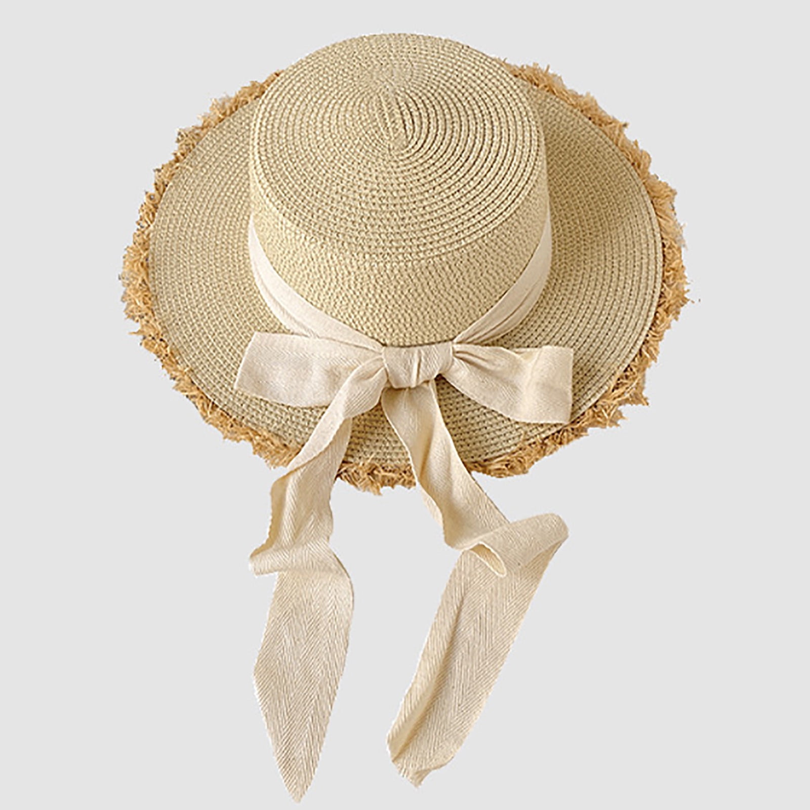Penkiiy Women's Wide Brim Straw Hat UPF 50+ Sun Protection - Summer ...