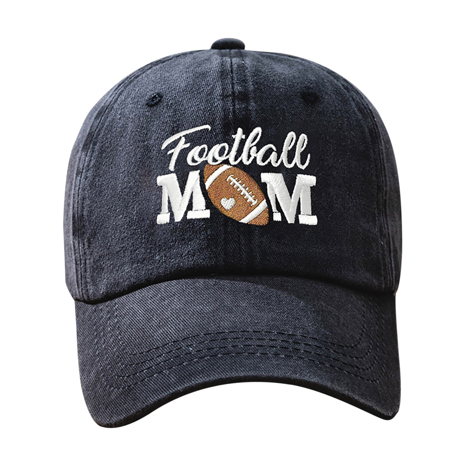 Penkiiy Womens Rugby Caps Rugby Softball Mom Hat Embroidery Adjustable ...