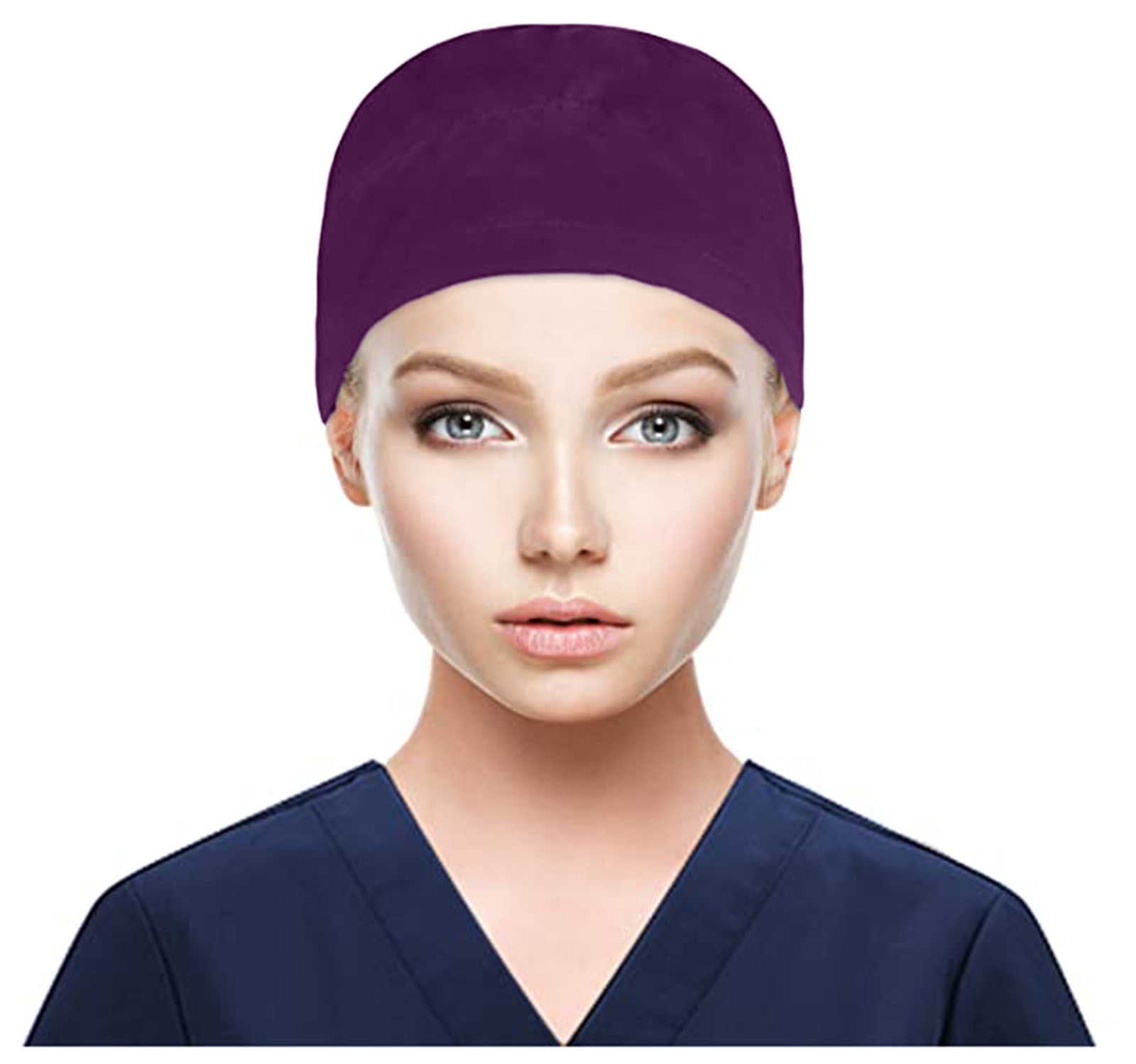 Penkiiy Working Caps with Buttons Adjustable Sweatband Tie Back Solid ...
