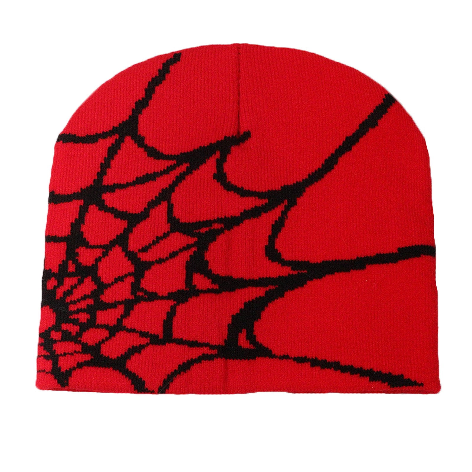 Penkiiy Y2K Gothic Spider Pattern Knit Hat Women Slouchy Knitted Beanie ...
