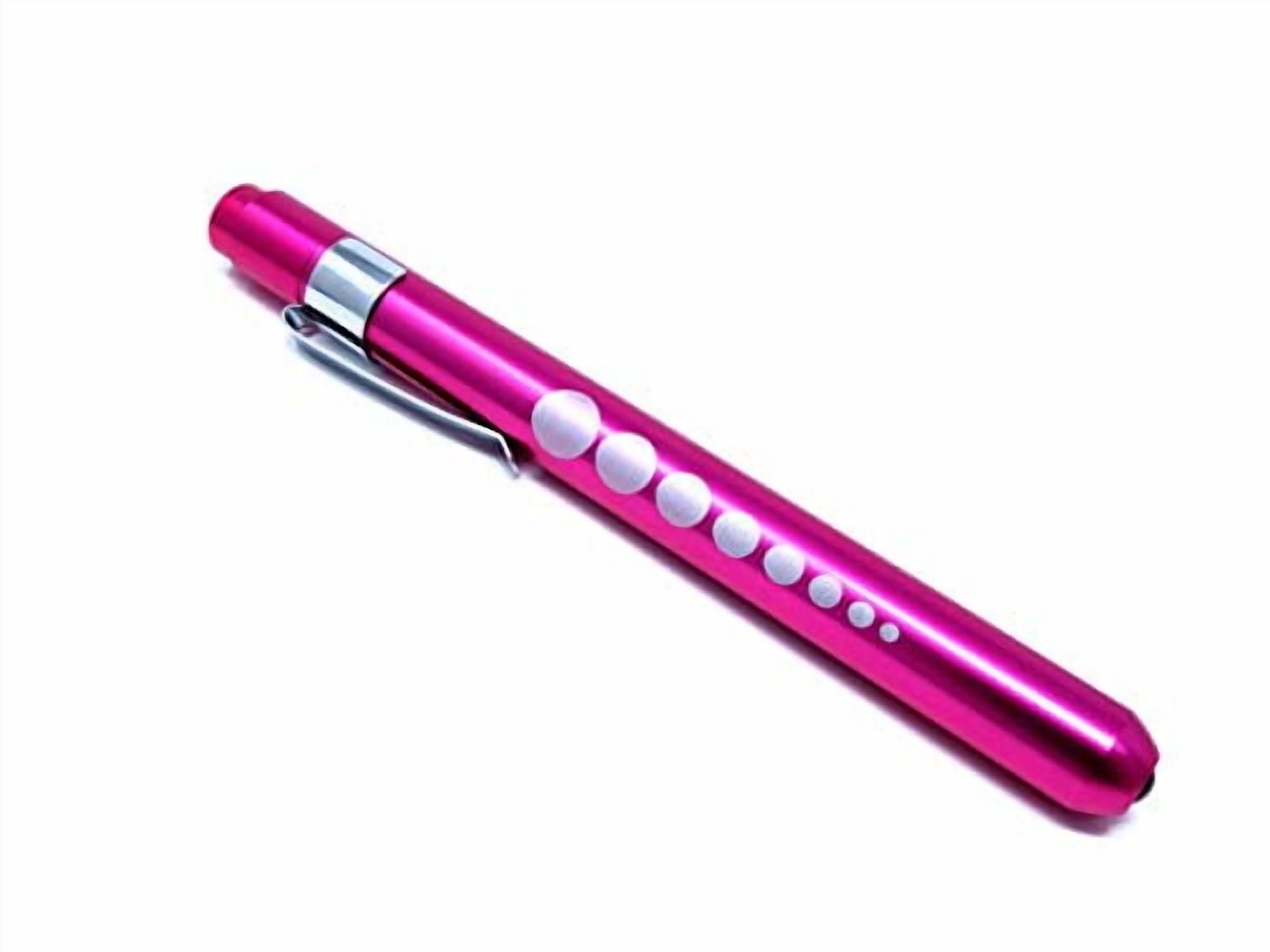 Penlight Reusable Medical Aluminum LED Pen Light with Pupil Gauge for ...