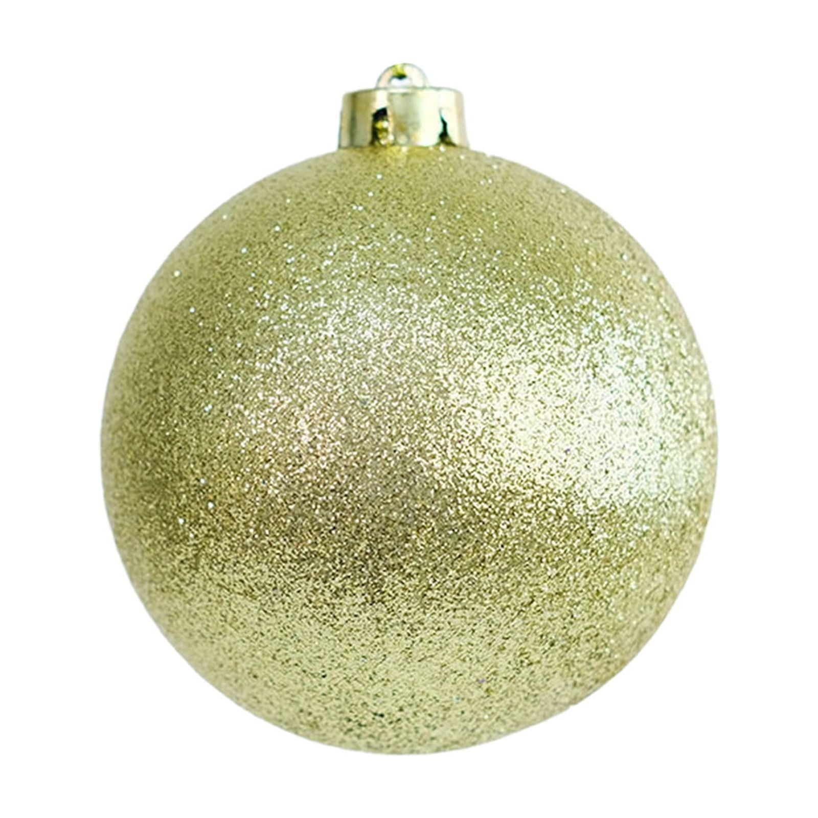 Penmahua Glitter Christmas Ball Ornament Shatterproof Plastic Sphere 4. ...