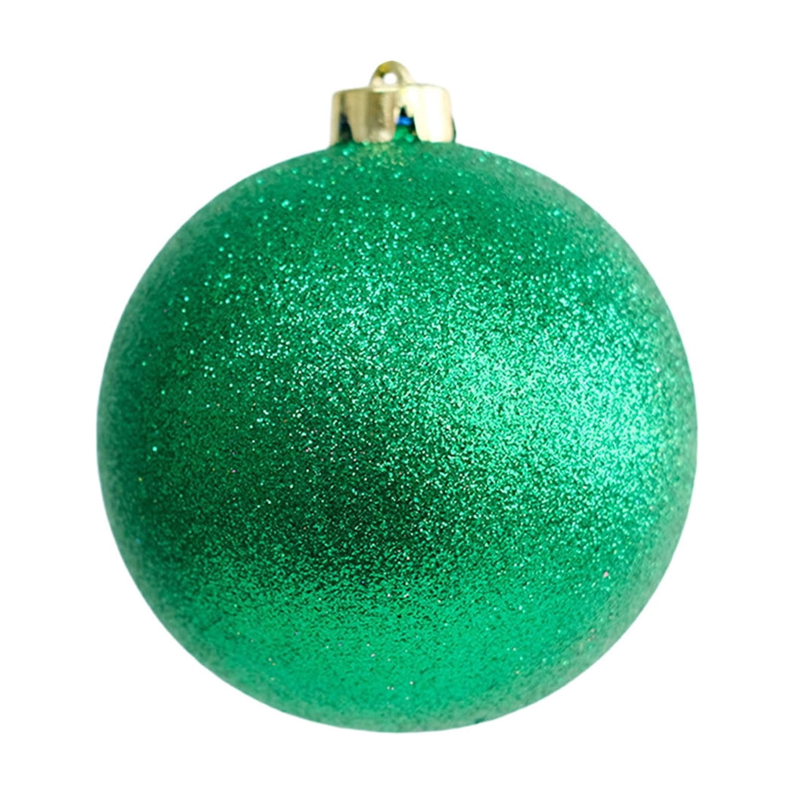 Penmahua Glitter Christmas Ball Ornament Shatterproof Plastic Sphere 4. ...