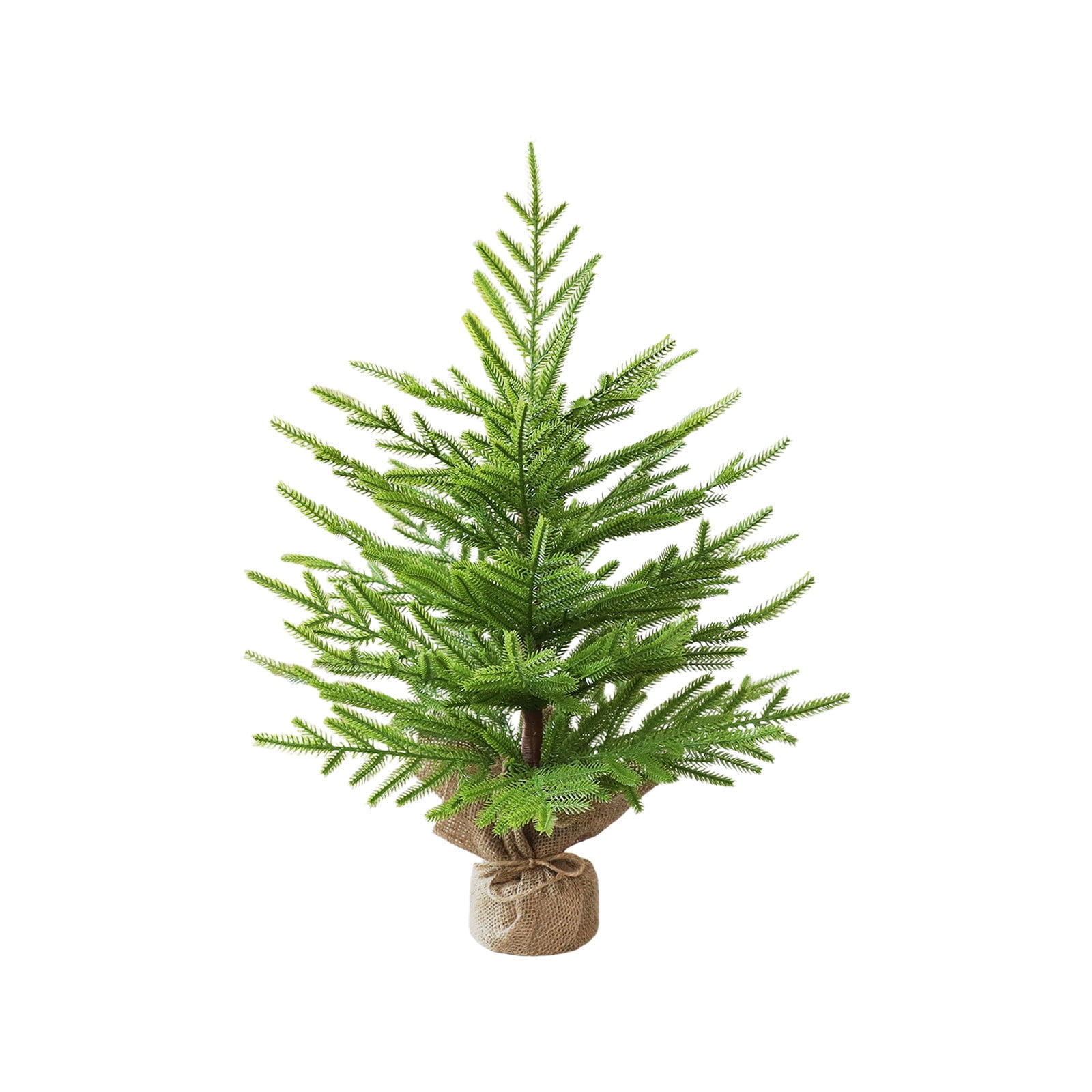 Penmahua Green Pe Simulation 24In Desktop Christmas Tree Flocking ...