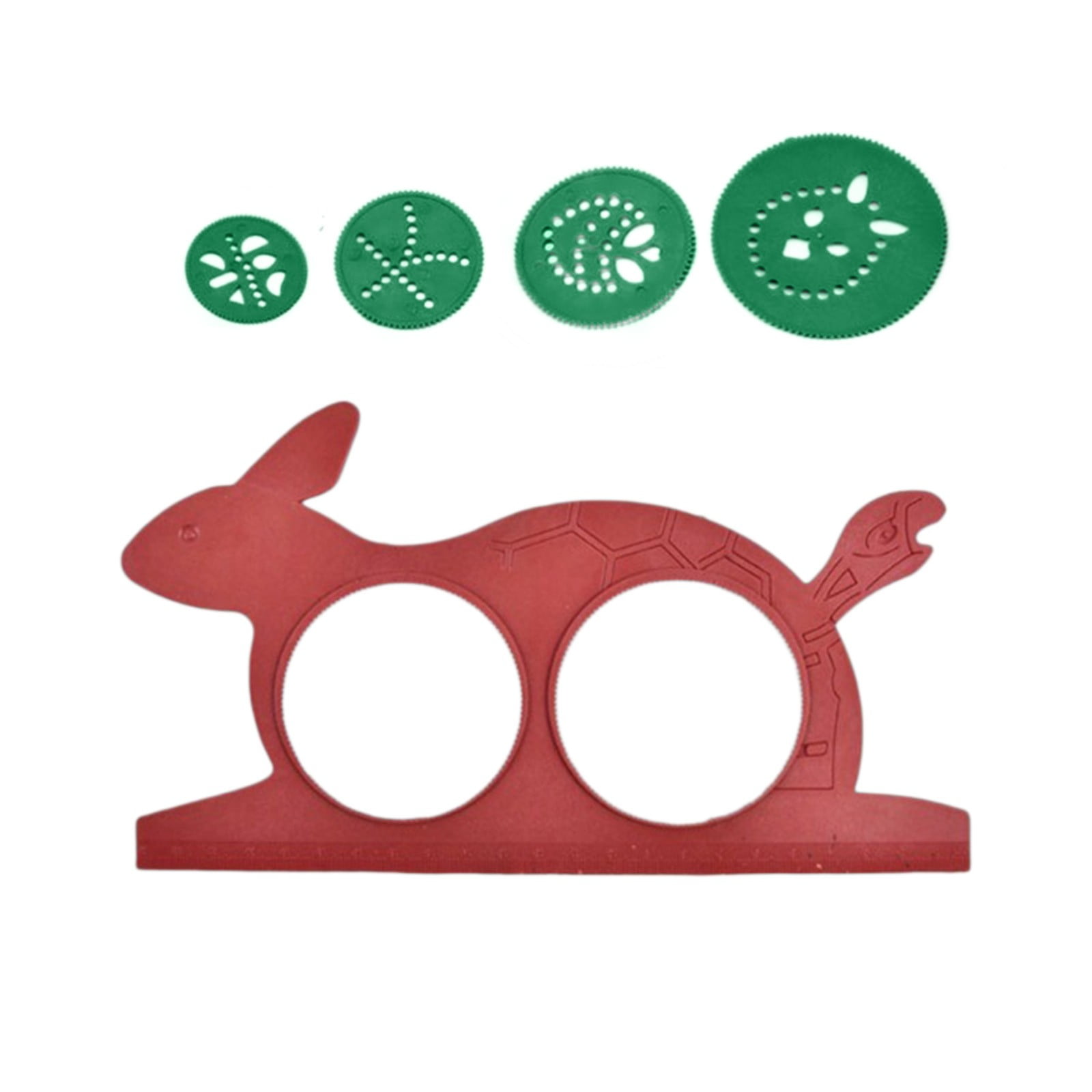 Penmahua Magical Turtle Rabbit Drawing Stencil Geometric Spirograph Kit ...