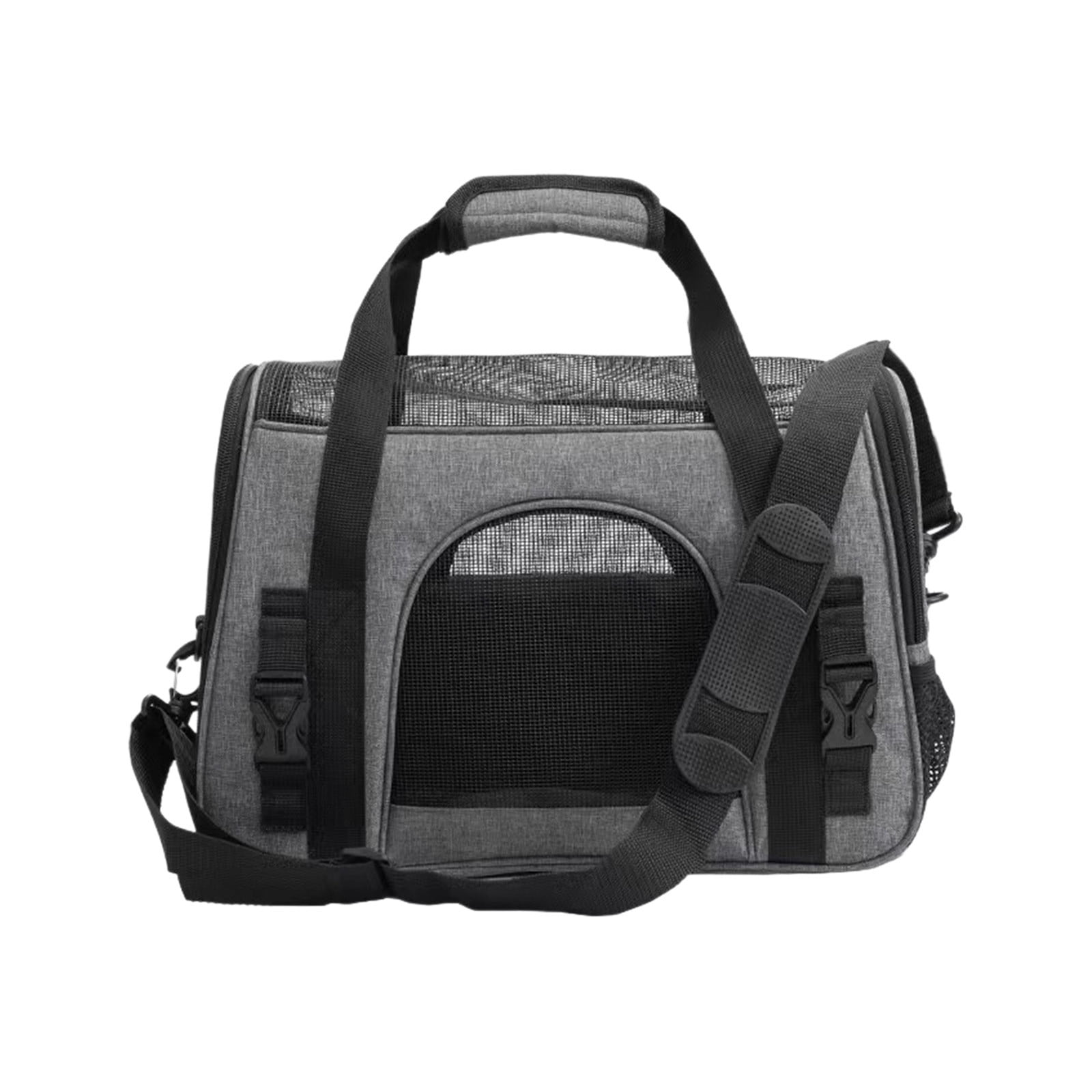 Penmahua Pet Carrier Bag Grey Soft Mesh Travel Bag For Small Pets ...