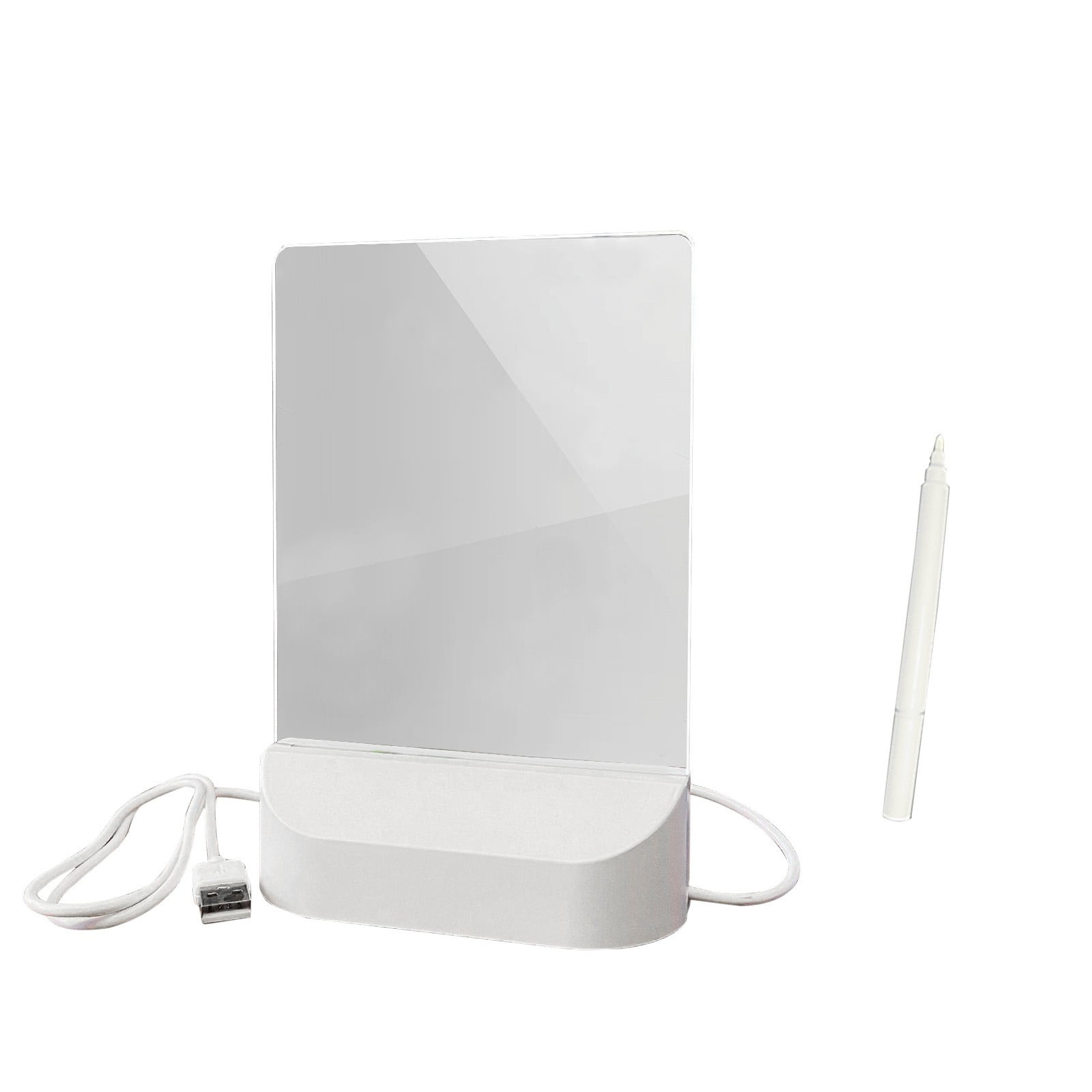 Penmahua Reusable Glow Board Writing Tablet With Stand Portable Doodle ...