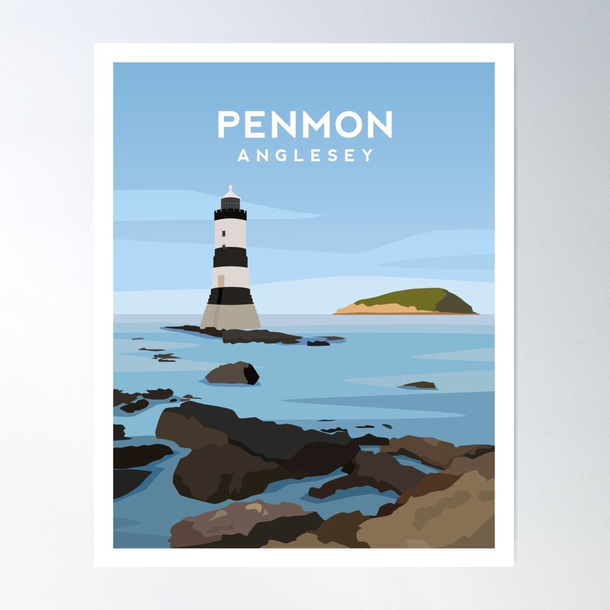 Penmon, Anglesey - North Wales Poster Wall Art, Modern Wall Decor For ...