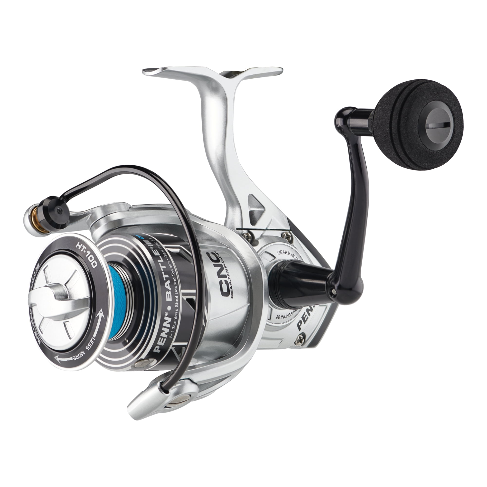 Penn Battle III DX 5000DX Saltwater Fishing Spinning Reel with CNCGear ...