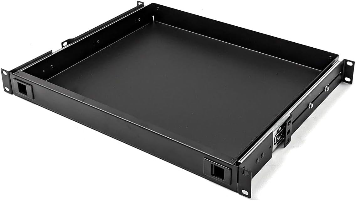 Penn Elcom R1291K/2L Sliding Rack Drawer (1U) with 2 Slam Locks (for ...
