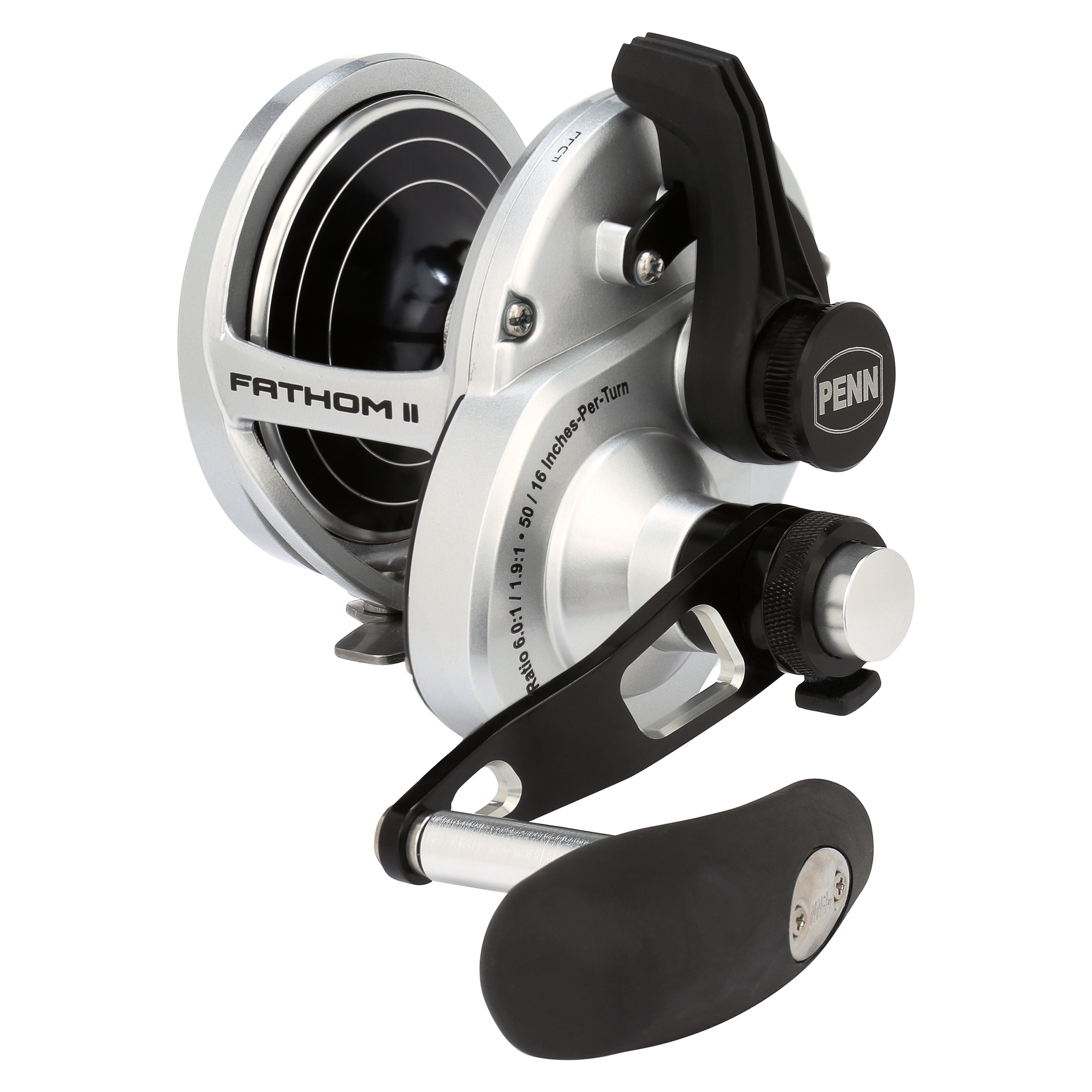 PENN Fathom™ II Lever Drag 2 Speed Reel, 40N Size Fishing Reel, Left ...