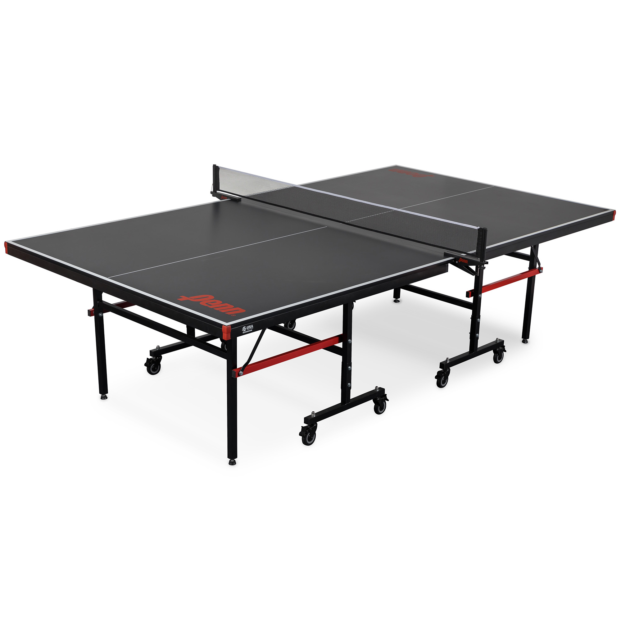 JOOLA Motion 15 mm Official Size 2-Piece Indoor Table Tennis Table ...