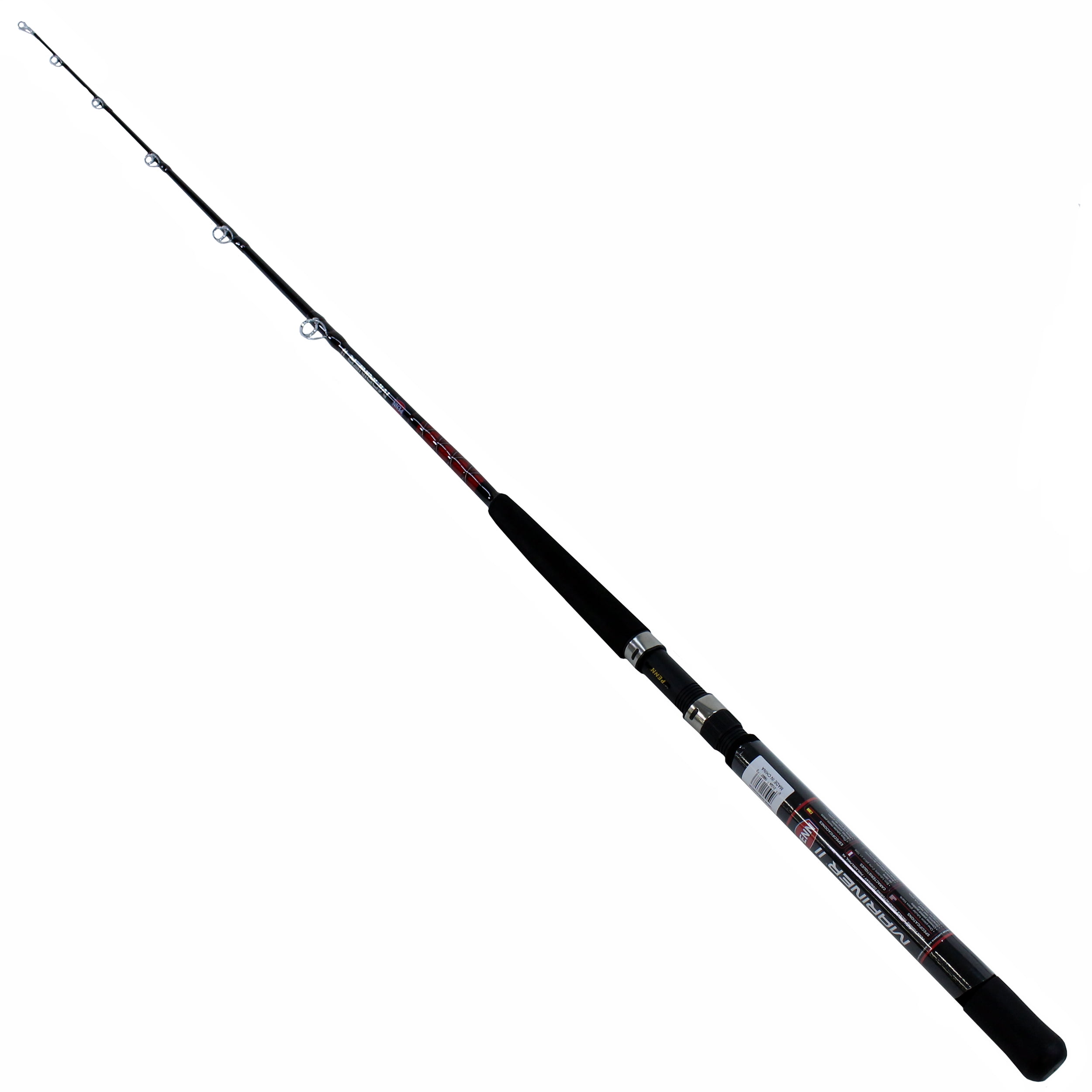 Penn Mariner II 6' Fiberglass EVA Triangle Foregrip Casting Rod ...