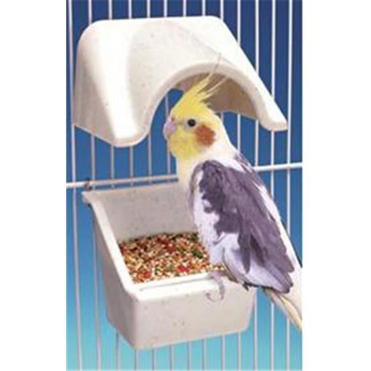 Penn Plax BA951 Feed-Clean Universal Cup Canopy For Cockatiel - Walmart.com