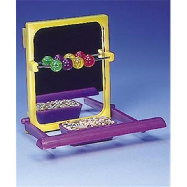 Penn-Plax Bird Life - Bird Perch with Mirror and Seed Cup Perch/Mirror ...