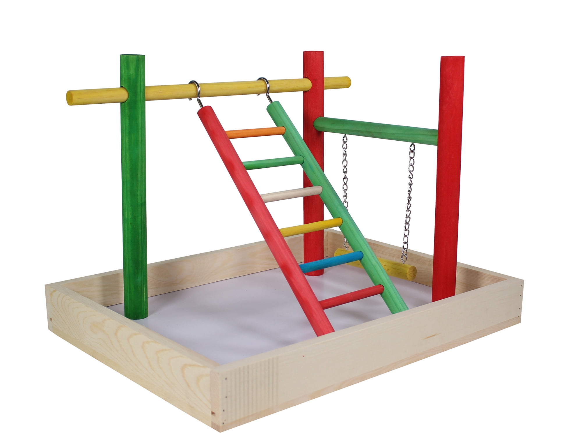 Penn-Plax Bird Life Wooden Playpen – Extra-Extra Large Size (Multicolor ...