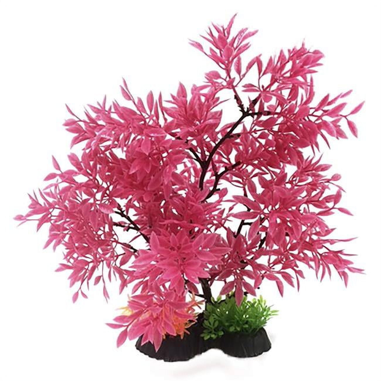 Penn Plax Bonsai Plant 11-12 Inch Pink Aquarium/Terrarium Decoration ...