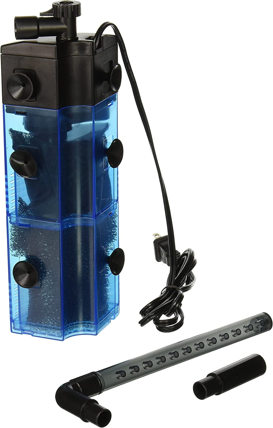 Penn-Plax Cascade 455 Submersible Filter for Small Aquariums, 120 GPH ...