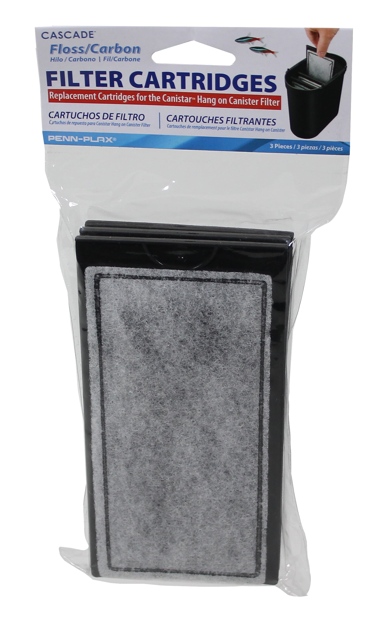 Penn-Plax Cascade Replacement Media Cartridges for Canistar Hang-On ...