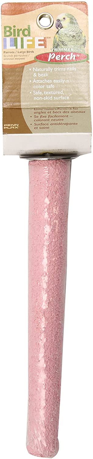 Penn-Plax Cement Perch, Conditions Birds Leg Muscles, 10-Inch, BA083 ...