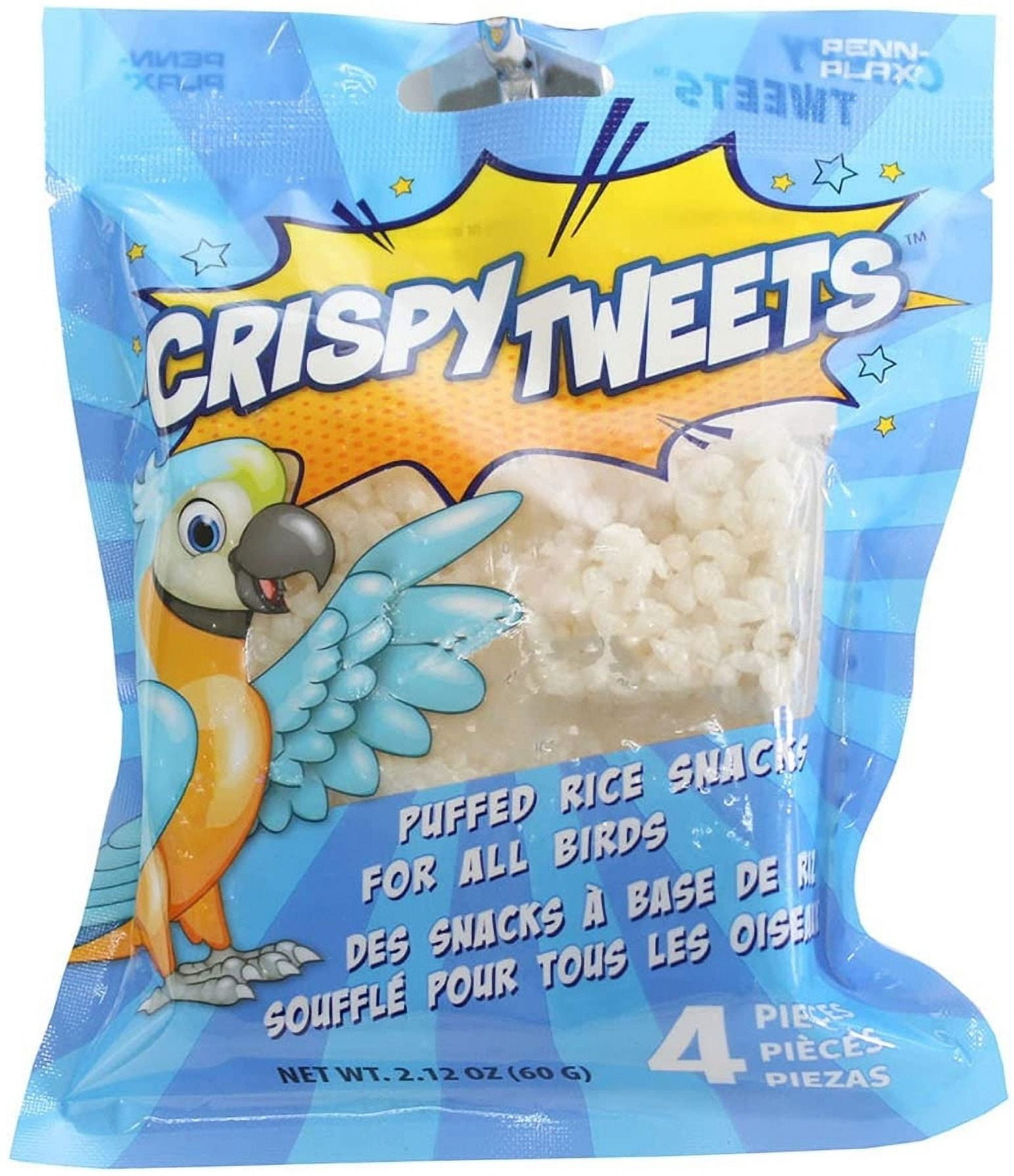 Penn Plax Crispy Tweets Puffed Rice Bird Snack - Walmart.com
