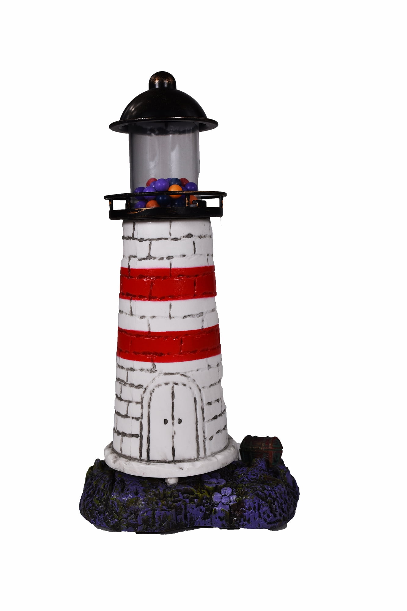 Penn-Plax Deco-Replicas Aerating Lighthouse Ornament Resin, Aquarium ...