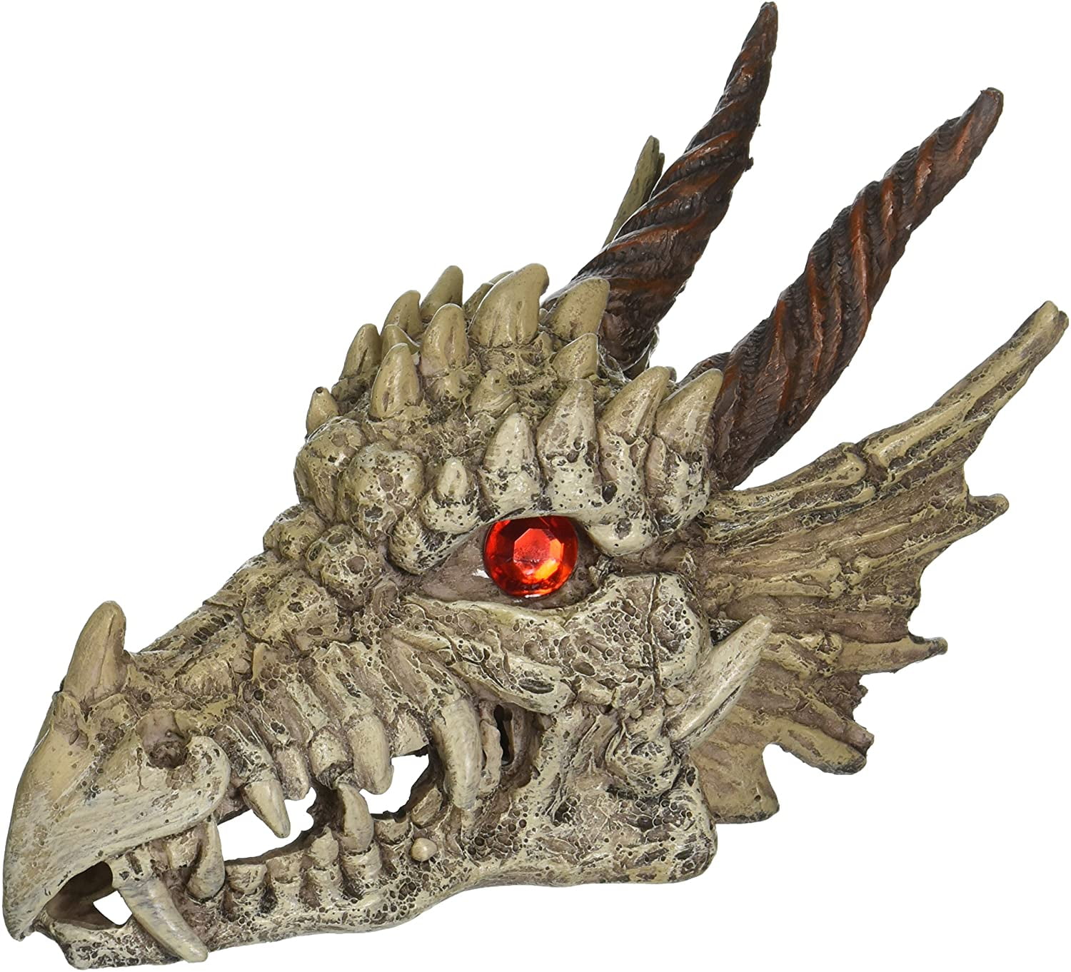 Penn-Plax Deco-Replicas Dragon Skull Gazer Aquarium Decoration – Safe ...