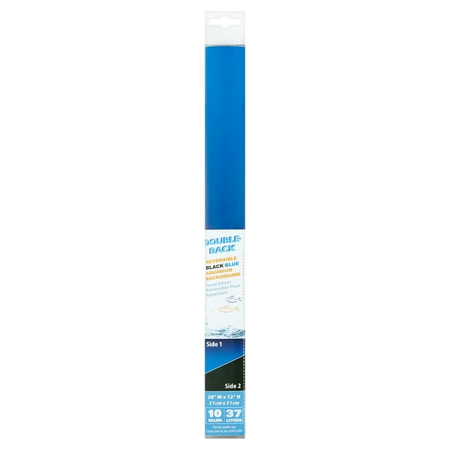 Penn-Plax Double-Sided Aquarium Background (Blue/Black) - Walmart.com