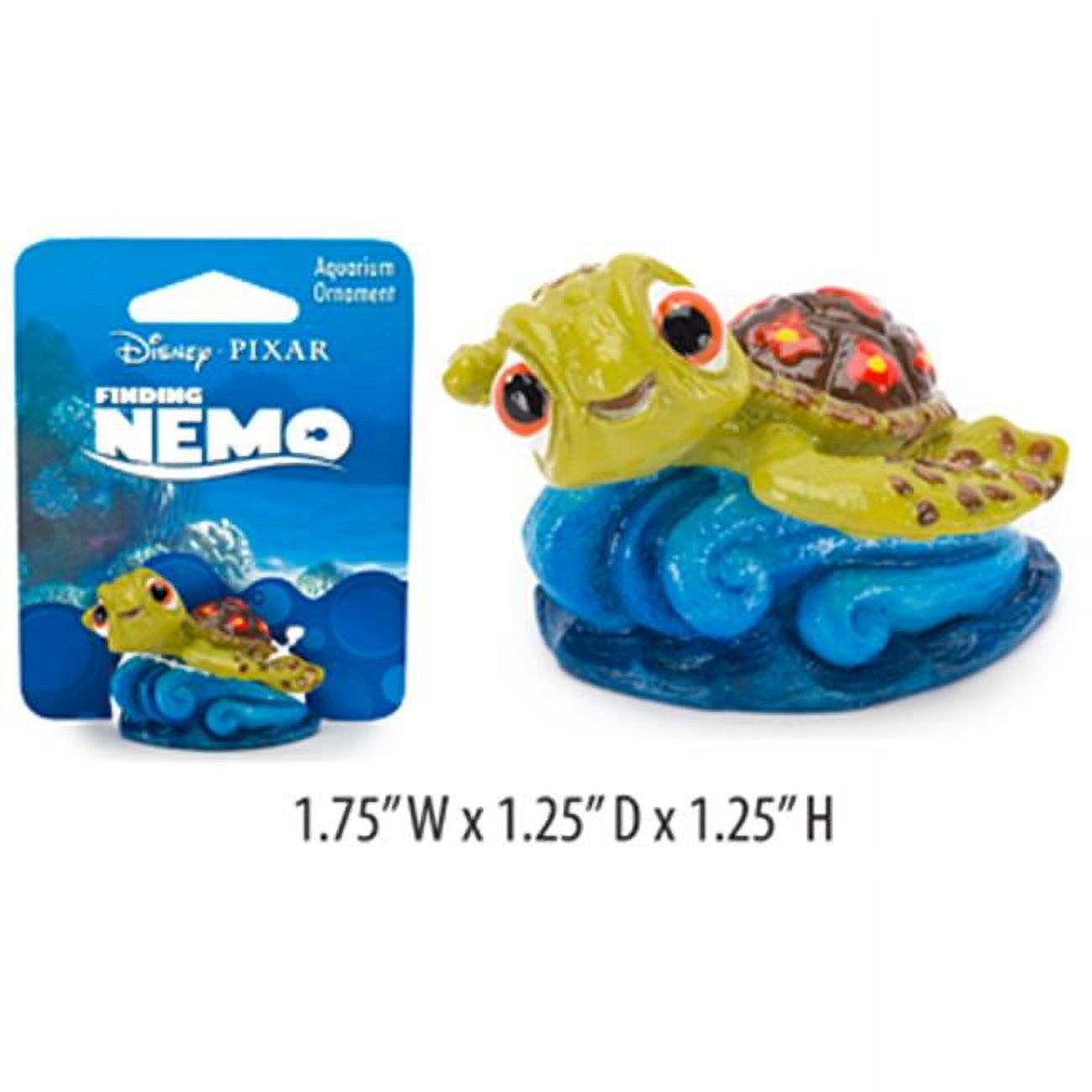 Penn-Plax Finding Nemo Mini Aquarium Ornament - Squirt - Walmart.com