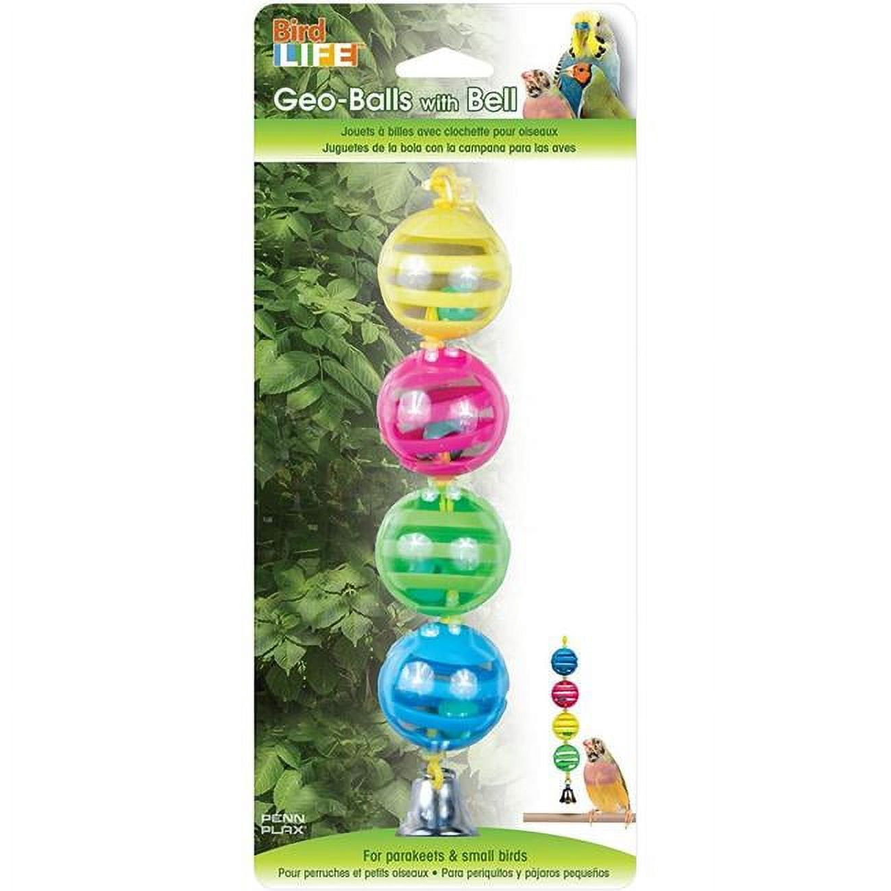 Penn Plax Geo Bell Balls for Small Birds - Walmart.com