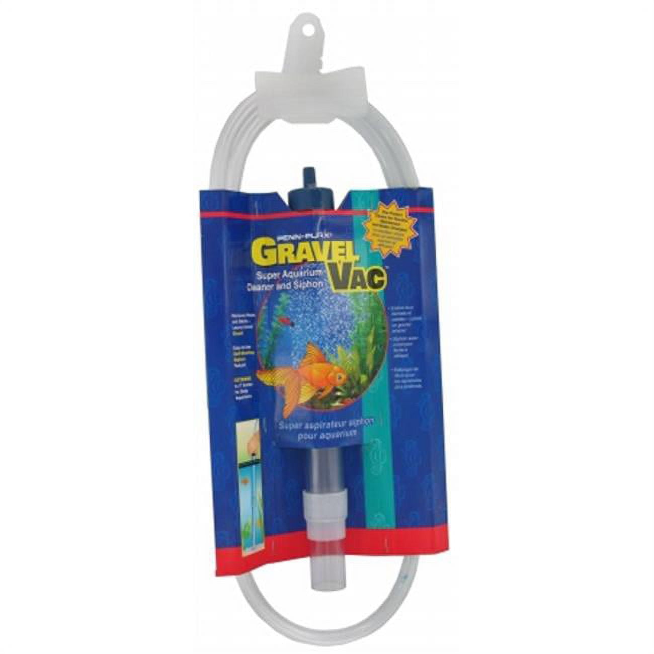 Penn Plax Gravel Vac - Extendable 16 Aquarium Gravel Cleaner Scraper ...