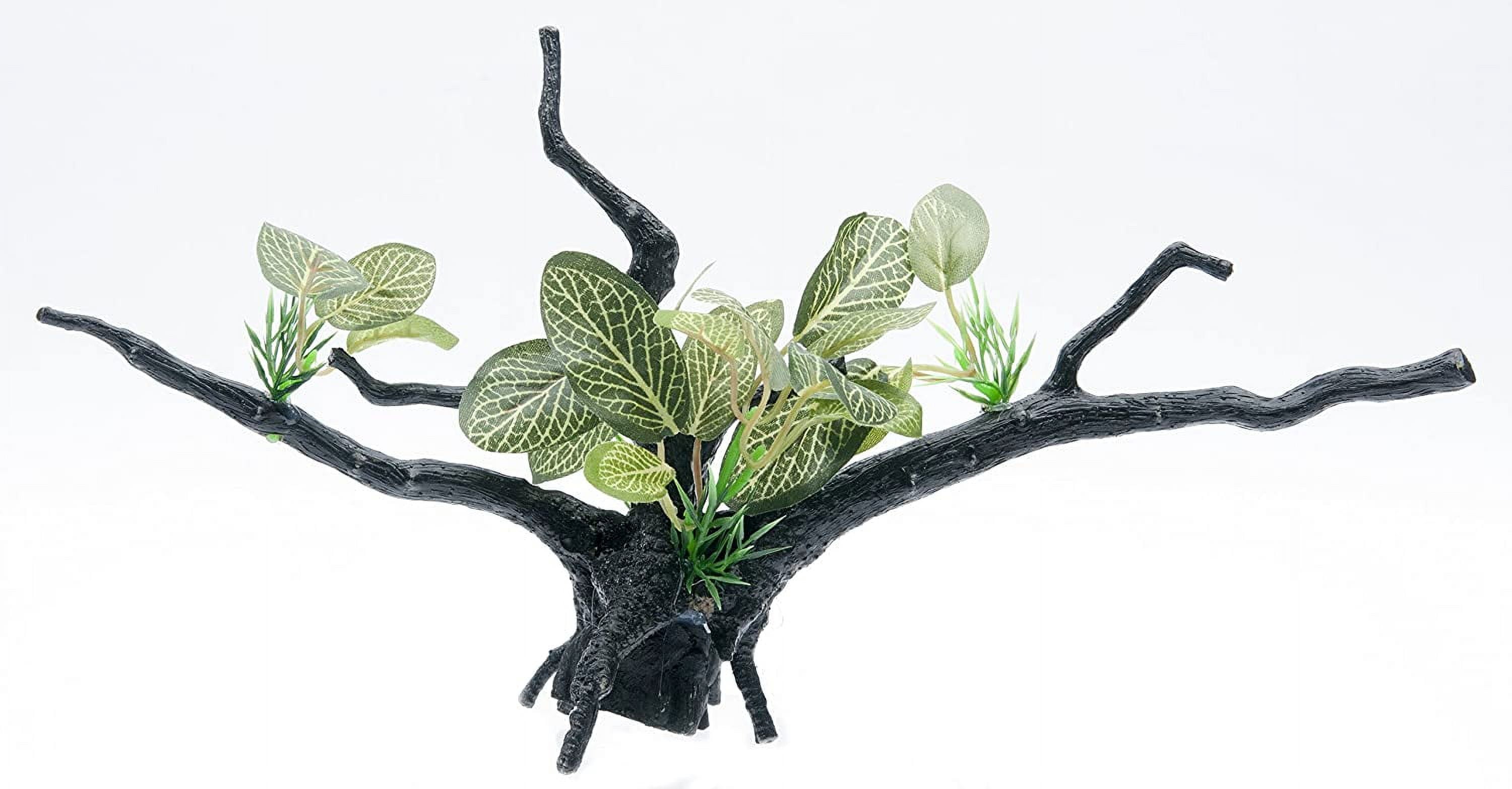 Penn-Plax Green Leaf Driftwood Plant - Walmart.com