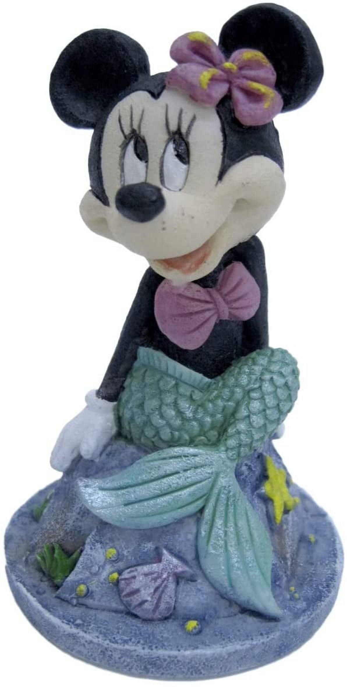 Penn-Plax Officially Licensed Disney Mermaid Minnie Mini Aquarium ...