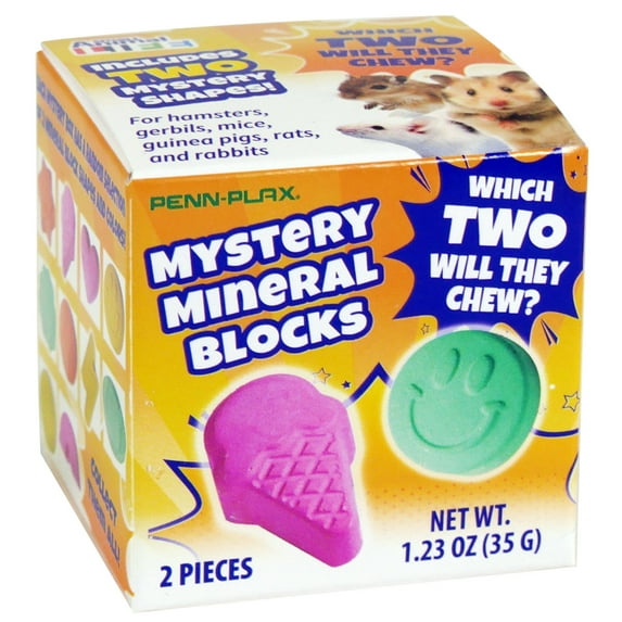 Penn-Plax Mystery Mineral Blocks - Assortment of Shapes and Colors ...
