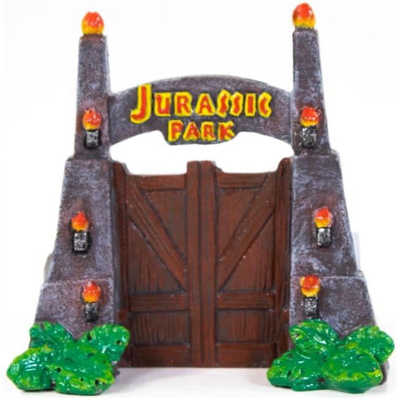 Penn Plax Jurassic Park Mini Gate Aquarium Ornament - Dinosaur Themed ...