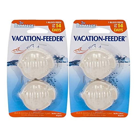 Penn-Plax 14-Day Vacation Fish Feeding Blocks, Time-Release, Freeze ...