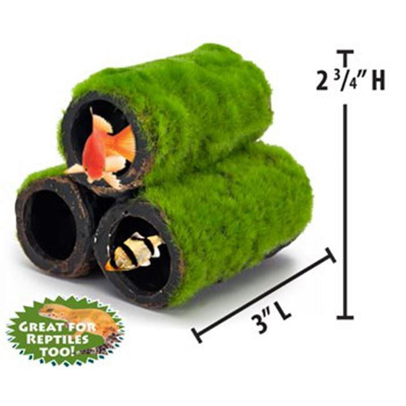 Penn Plax RR1096 Fish & Reptile Resin Aquarium Ornament Large Hideaway ...