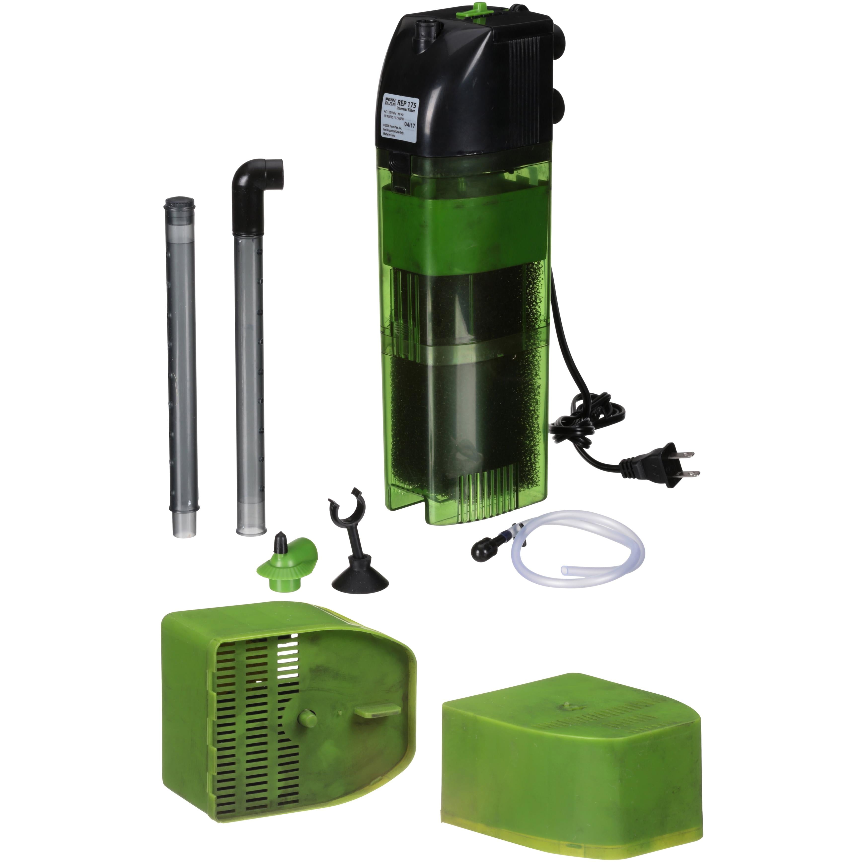 Penn-Plax Reptology Internal Aquarium Filter 175 with Disposable Filter ...