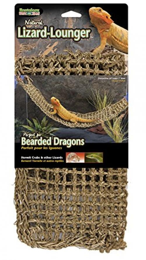 Penn-Plax Reptology Lizard Lounger for Reptiles – Seagrass – Extra ...