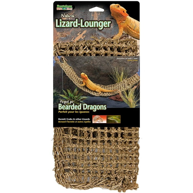 Penn-Plax Reptology Lizard Lounger for Reptiles – Seagrass – Extra ...