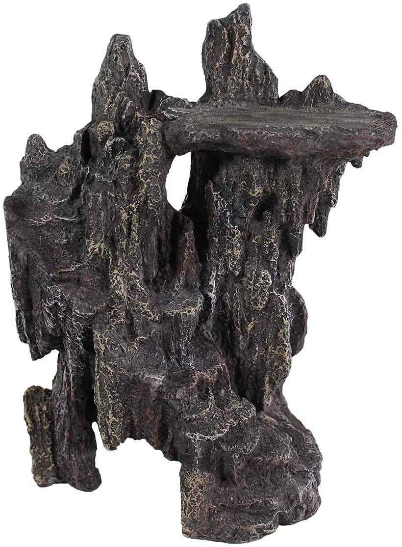 Penn-Plax Reptology Shale Scape Cavernous Cliff – Great for Reptiles ...