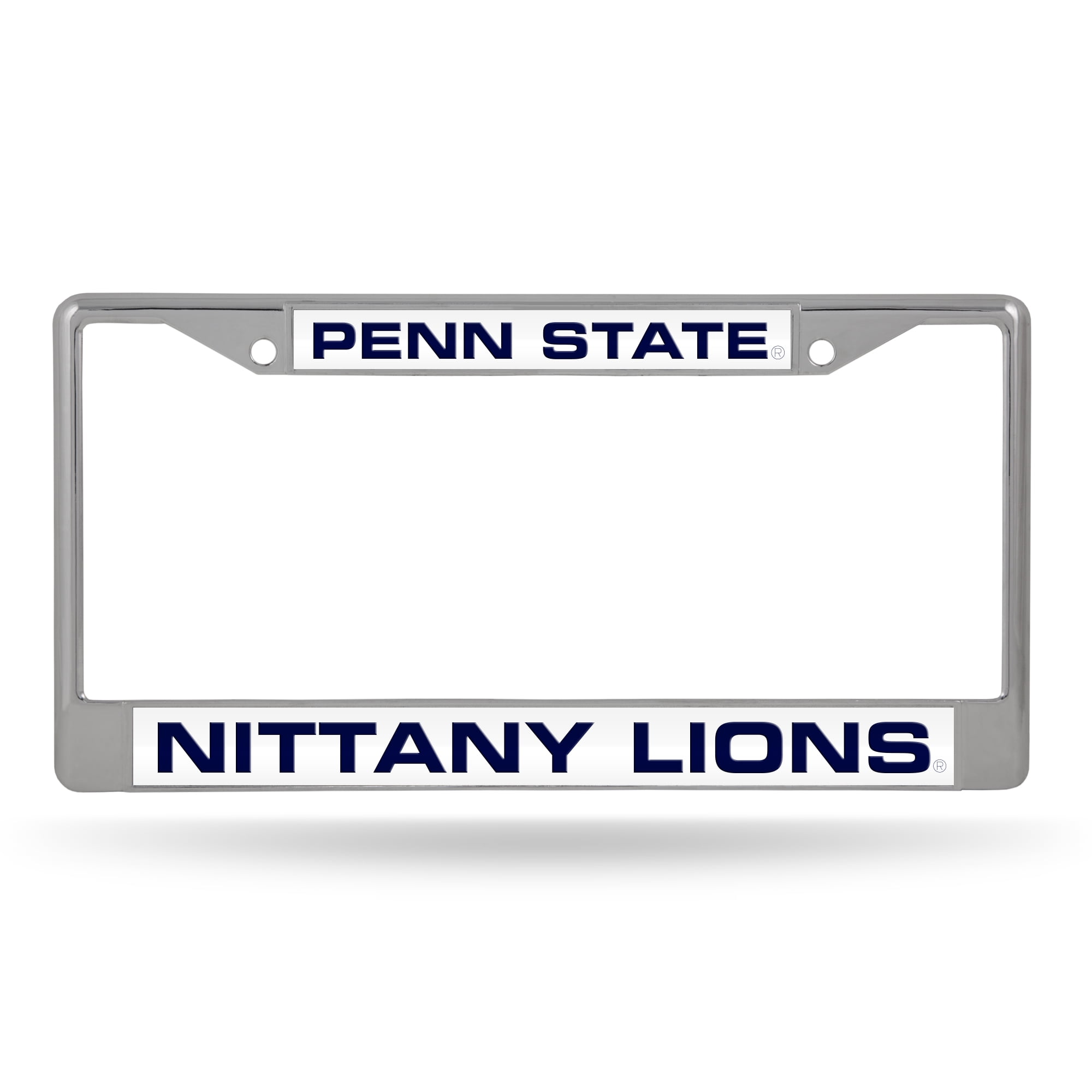 Penn-St Lions PSU - Chrome Metal Laser Cut License Plate Frame ...