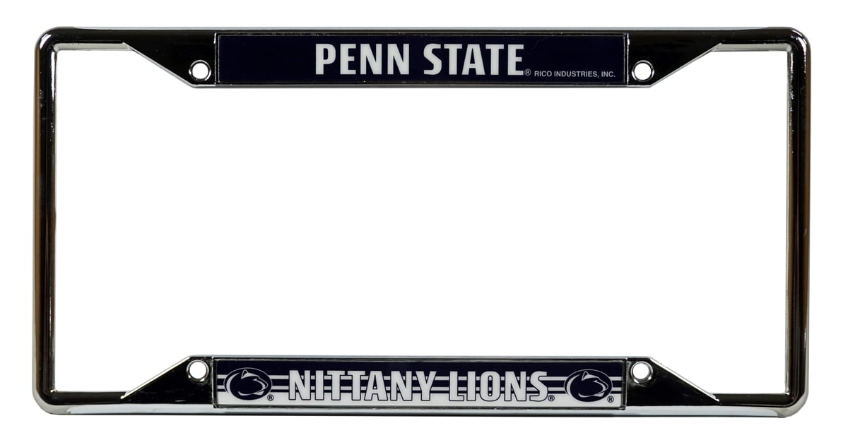 Penn-St Lions PSU - EZ View License Plate Frame - Designed for Upper or ...