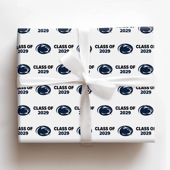 Penn State Class of 2029 - Christmas Wrapping Paper Roll - Gift Wrap ...