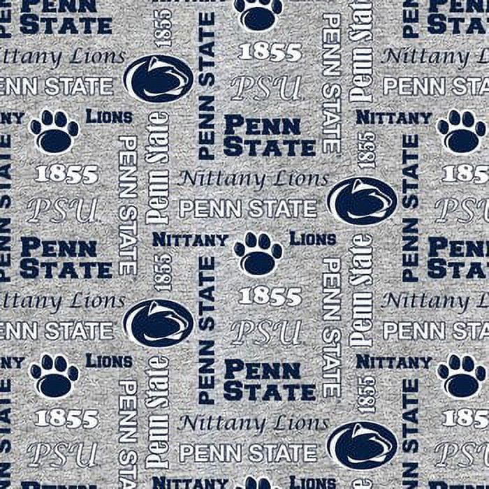 Penn State Fleece Fabric with Verbaige Pattern-Sold by the Yard ...