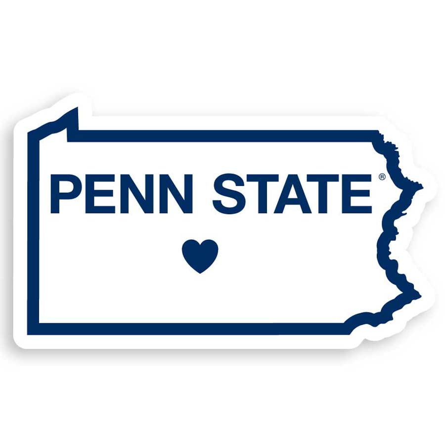 Penn State Home State Decal (F) - Walmart.com