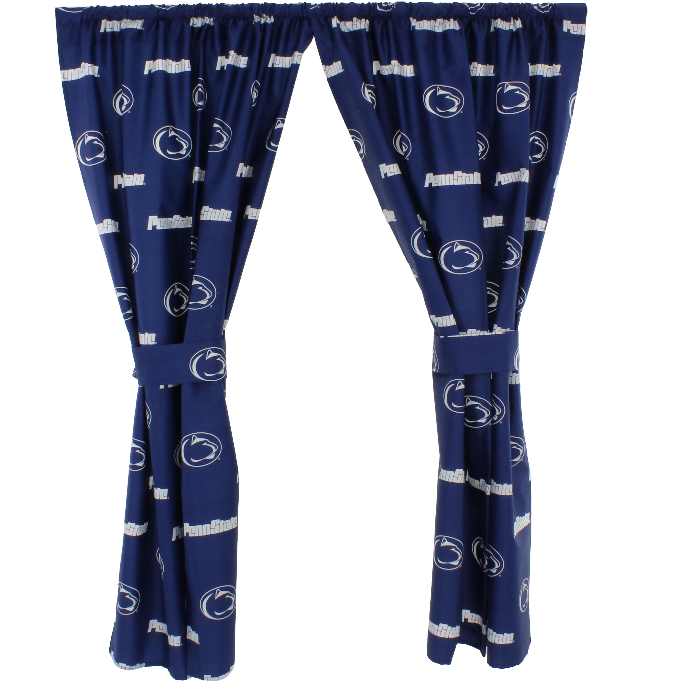 Penn State Nittany Lions 100% Polyester, 84" Curtain Panels, Set of 2 ...
